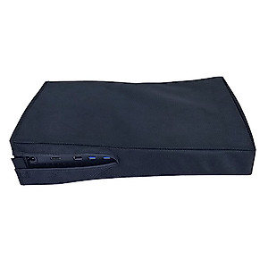 Dust Cover For PS5 Console. EMiEN Oxford Fabric Anti-Scratch Waterproof Dust Guard With Back Cable Port For SONY Playstation 5 Digital & Disk Version