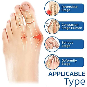 LELISKA 6Pairs Projoint AntiBunions Health Sock,Split Toe Bunion Socks Five Finger Socks,Orthopedic Toe Compression Socks (Mens-B Set)