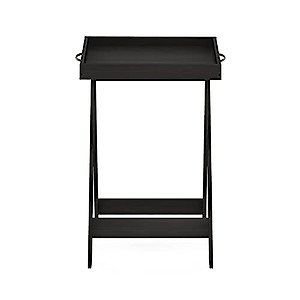 Furinno Classic Tray Table with Removable Tray, Espresso