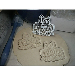 BEST MOM WITH HEART MOTHERS DAY CELEBRATION LOVE COOKIE CUTTER MADE IN USA PR3475