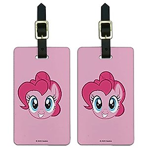 My Little Pony Pinkie Pie Face Luggage ID Tags Carry-On Cards - Set of 2