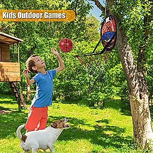 14" Dart Board for Kids, Basketball Hoop for Kids Toddlers, Sports & Outdoor Play Easter Gift Toys for Kids for 3 4 5 6 7 8 9 10 11 12 Year Old Boys Girls, Party Favors for Birthday