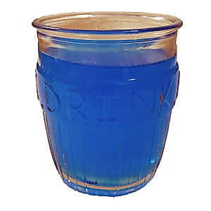 Set of 4 Circleware Clear Glass 14 oz Embossed Drink Glasses (Set of 4)