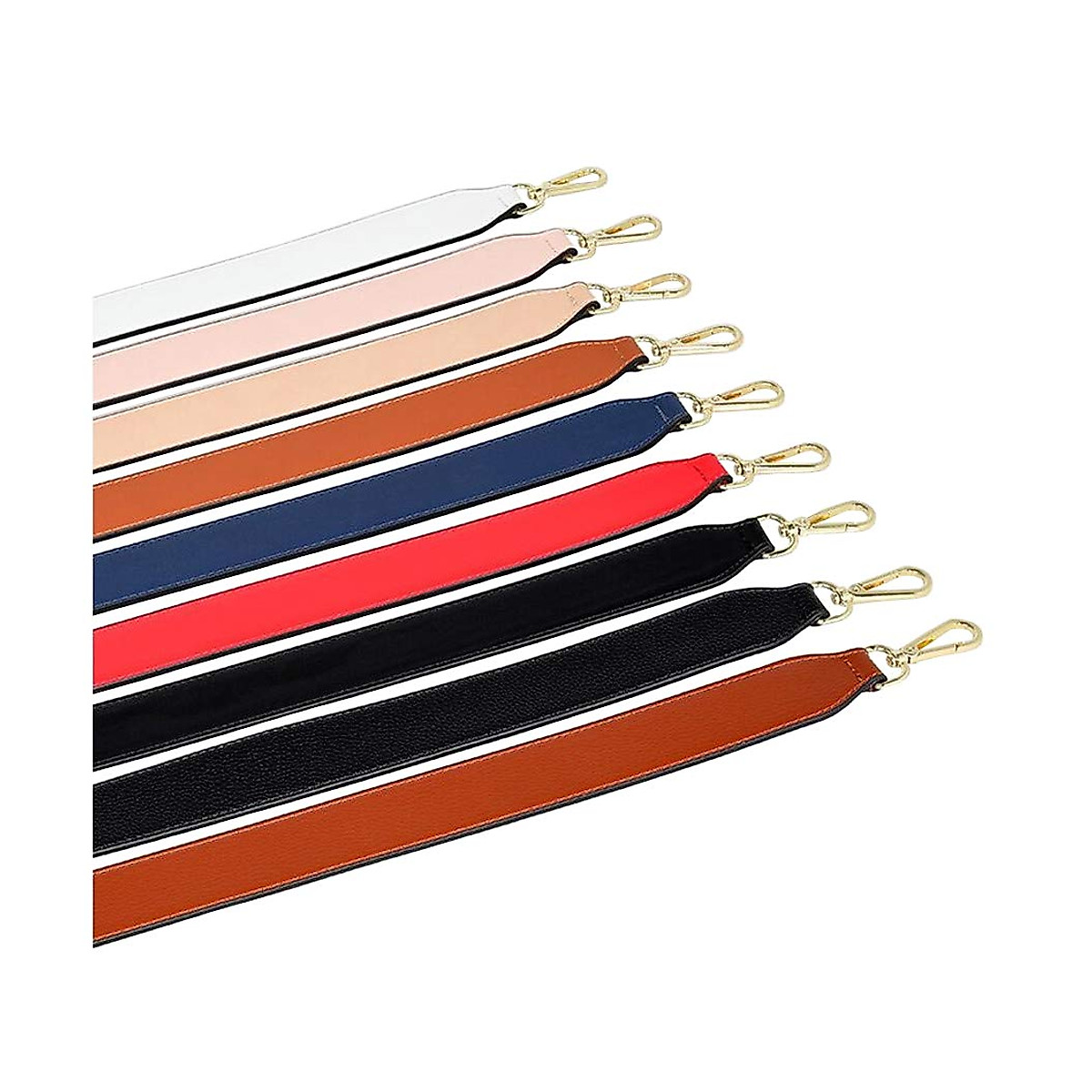 Reason Charm Purse Straps Replacement PU Leather Handbags Strap Shoulder Bag Straps Phone Pendant (Brown)