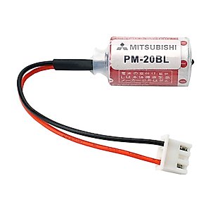 ILAVSUN PM-20BL ER3 for F940 PLC Touch Screen Backup Battery with Plug Replacement Lithium Battery 3.6V 1100MAH (4pack)