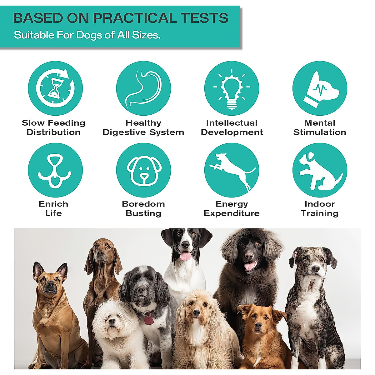 YXX-TECH Dog Puzzle Toys, Adjustable Dog Treat Dispensing,Interactive Dog Enrichment Toy to Keep Them Busy,Food Puzzles Ball for Dogs, Puppy Slow Feeder for Boredom and Stimulating IQ Training (Blue)