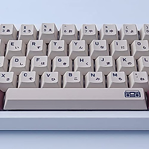 Tsungup PBT Keycaps, 145 Keys Cherry Profile Classic Game Console Keycaps Dye Sublimation with Japanese Keycaps 6.25U 7U Spacebar for Cherry MX Switches Mechanical Keyboards