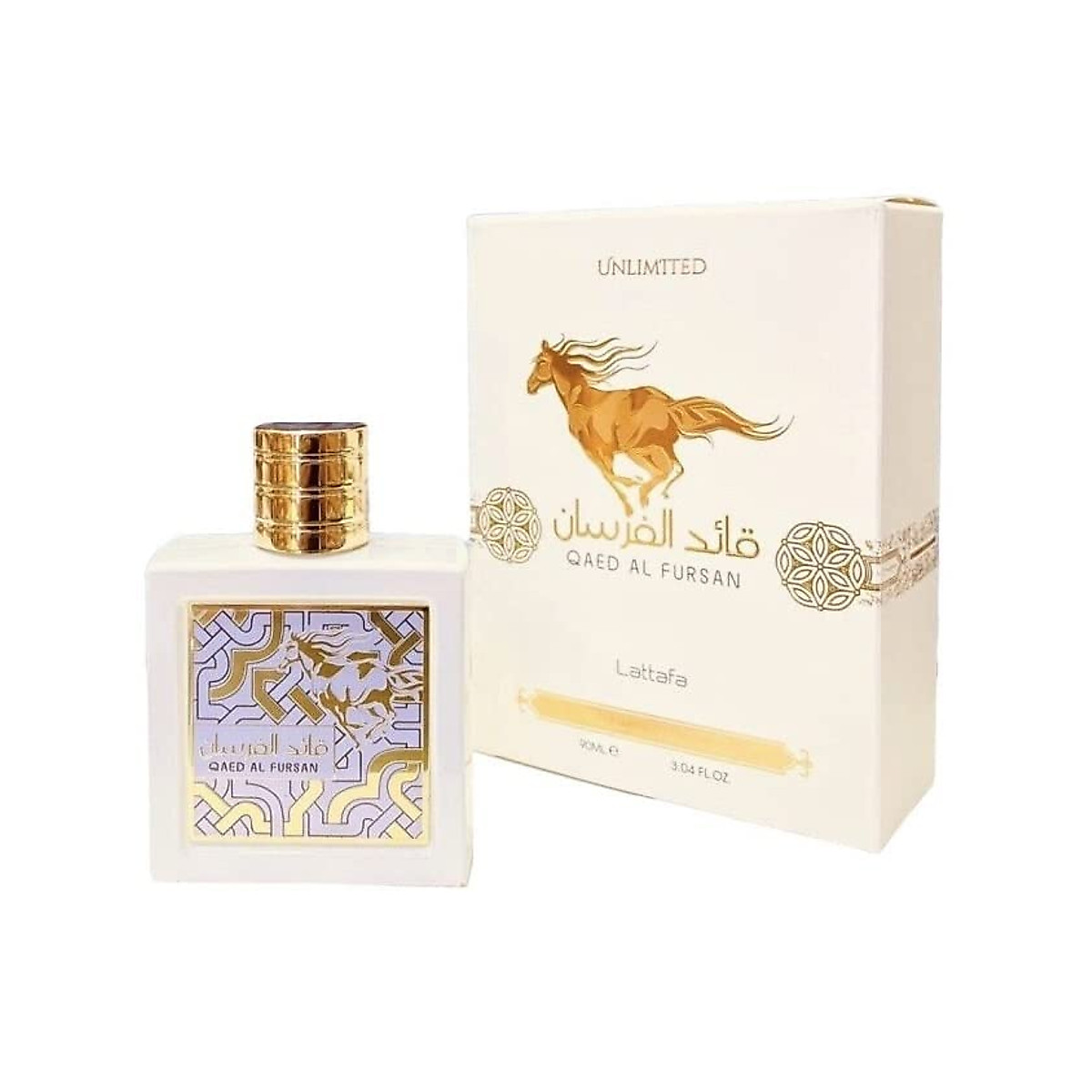 Lattafa Perfumes Qaed Al Fursan And Qaed Al Fursan Unlimited EDP-100ml(3.4 oz)