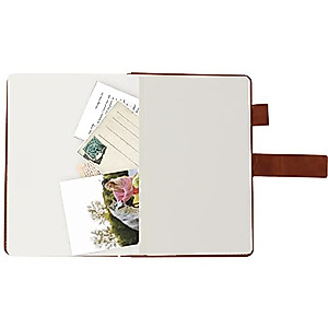 Lined Journal Notebook for Men & Women - 192 Numbered Pages 100gsm Thick Paper Vegan Leather Hardcover Writing journals - A5 Ruled Personal Diary for Work School - Moon and Stars (Blue)