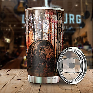 Kozmoz Inspire Dad Gifts- Fathers Day Gift -Christmas gift for Dad- Best Gifts For Dad From Son- Birthday Gifts For Dad From Daughter, Funny Dad Cups Tumbler, Dad Travel Mug, Gifts from wife