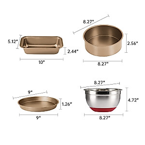 MCK Complete Cake Baking Set Bakery Tools for Beginner Adults Baking sheets bakeware sets baking tools