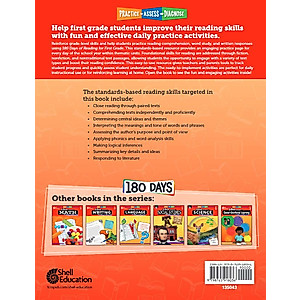 180 Days™: Includes Reading 2nd Edition, Writing, and Math for 1st Grade Practice Workbook for Classroom and Home, Cool and Fun Practice Created by Teachers (180 Days of Practice)