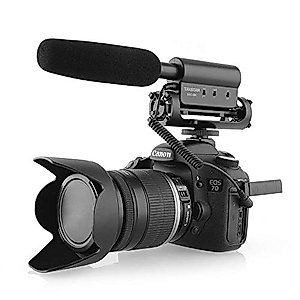 TAKSTAR SGC-598 Photography Interview Shotgun MIC Microphone for Nikon Canon DSLR Camera (Need 3.5mm Interface)Auxiliary