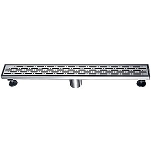 Dawn LRO240304 Contemporary Rio Orinoco River Series Linear Shower Drain, 24"