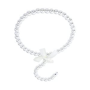 LC LICTOP White Peal Beads Scarf Organizer for Neckties, Shawls Scarves, Veils