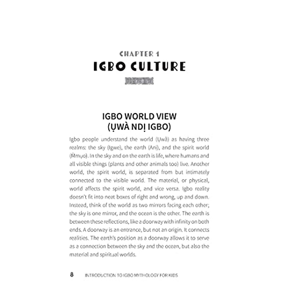 Introduction to Igbo Mythology for Kids: A Fun Collection of Heroes, Creatures, Gods, and Goddesses in West African Tradition (Igbo Myths)