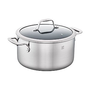 ZWILLING Spirit Ceramic Nonstick Dutch Oven, 6-qt, Stainless Steel