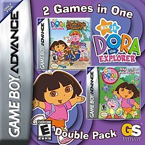 Dora The Explorer Super Star Adventures & The Search for Pirate Pig's Treasure, Double Pack, Game Boy Advance