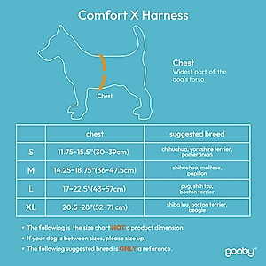 Gooby Comfort X Head in Harness - Pink, Small - No Pull Small Dog Harness Patented Choke-Free X Frame - Perfect on The Go Dog Harness for Medium Dogs No Pull or Small Dogs for Indoor and Outdoor Use