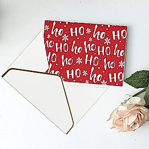 PAILON Snowflakes Thank You Cards With Envelopes, Blank Greeting Note Cards With Envelopes Blank Inside, Funny Birthday Cards For Women Men, Thank You Card For Wedding Business,Graduation