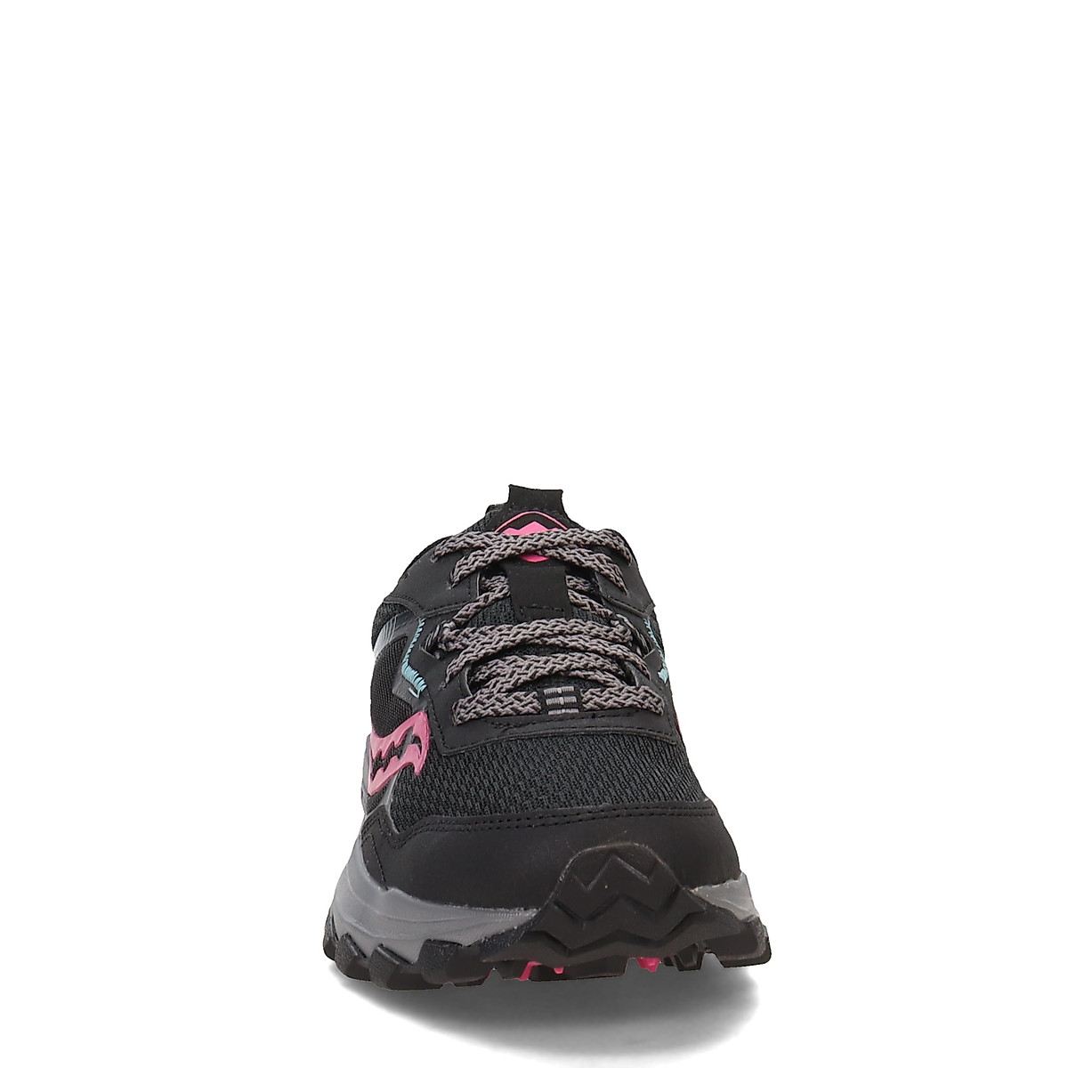 Saucony Women's Excursion TR16 Trail Running Shoe, Black/Fuchsia, 9.5 Wide