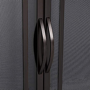 Pleasant Hearth FN-5701 Fenwick Fireplace Glass Door, Oil Rubbed Bronze, Medium