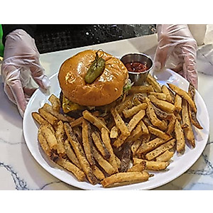 Daxwell Food Safe Stretch Poly Gloves (Medium, 1,000 Count) Non-Latex, Disposable, Food Handling Use, Powder Free, F10000224,White