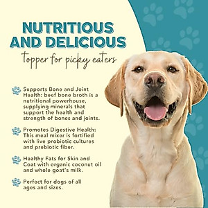 Remy’s Kitchen Beef SuperfoodPLUS Meal Mixers for Dogs - USA Sourced Meal Toppers for Dogs, Supporting Joint, Gut, and Heart Health - Dog Prebiotics and Probiotics Food Mixers - 5 oz