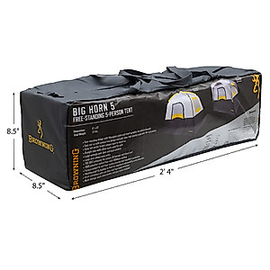 Browning Camping Big Horn 5 Tent - Charcoal/Gray
