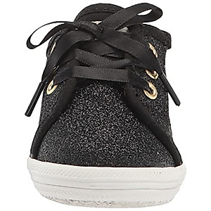 Keds Baby Kickstart Crib Sneaker, Black, 3 US Unisex Infant