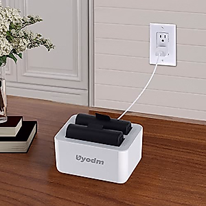 UYODM Charging Station Compatible with SimpliSafe Outdoor Camera Battery,Dual Port Charger for SimpliSafe Battery Only