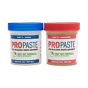 ProPaste Fast-Set Fishing Rod Building Paste Epoxy Glue (8 oz.)