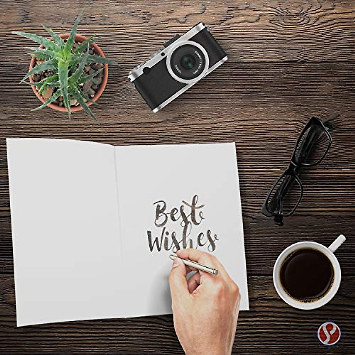 Greeting Cards - 5x7 Inches Heavyweight Blank White Card Paper- Half-Fold Design - Perfect for Birthday Invitations, Wedding, Holiday, Notes, Anniversary and All Occasions - Bulk Pack of 100 Cards