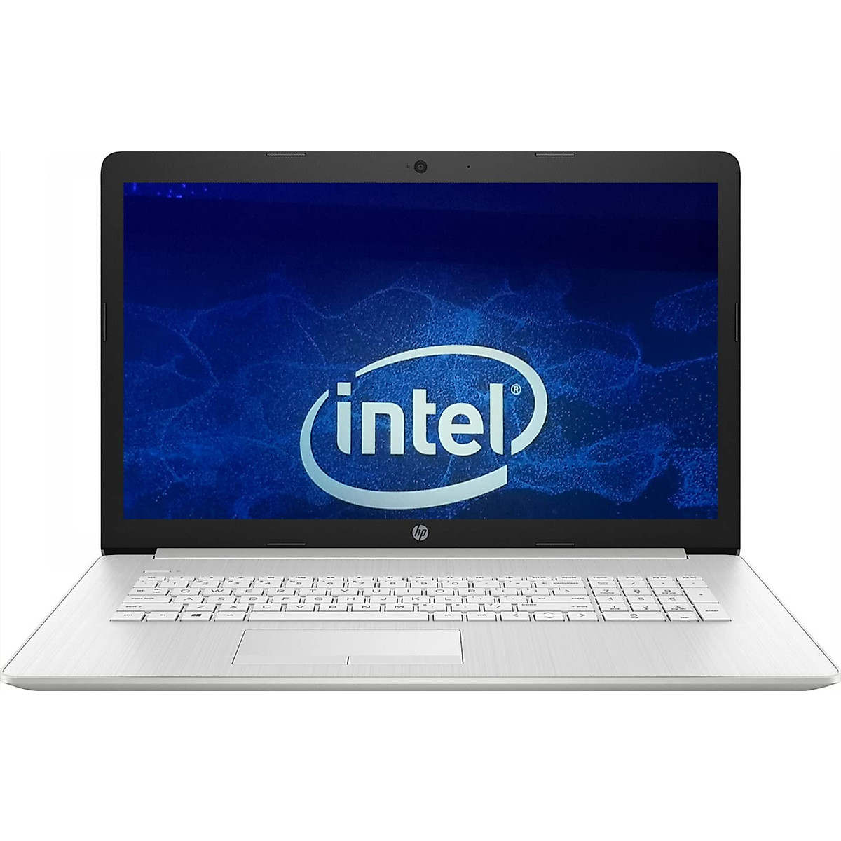 HP Newest 17.3" HD+ Laptop, 11th Intel Core i3-1115G4, 8GB RAM, 256GB SSD, Card Reader, HDMI, Webcam, Wi-Fi, Bluetooth, Windows 11 Home, Natural Silver with JAWFOAL