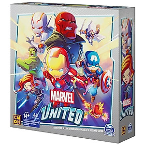 Marvel United, Award-Winning Superhero Cooperative Multiplayer Strategy Card Game Captain America Hulk, for Adults, Families and Kids Ages 14 and up
