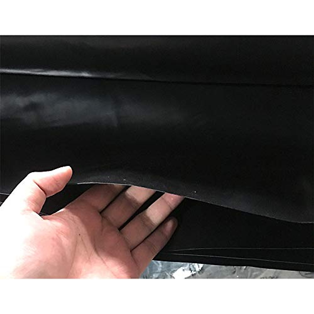 TECHTONGDA HDPE Pond Liner Black 20x20ft Flexible Water Garden Fish Pond Liner Elasticity