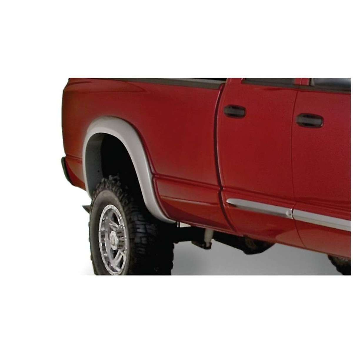 Bushwacker Extend-A-Fender Extended Rear Fender Flares | 2-Piece Set, Black, Smooth Finish | 50014-02 | Fits 2002-2008 Dodge Ram 1500; 2003-2009 Ram 2500, 3500