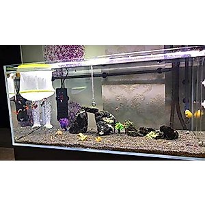 2 Units Aquarium Fish Hatchery Isolation net, Aquarium Fish Breeder Tank Isolation Hatching Net Box, a Large Aperture net and a Small Aperture net Together
