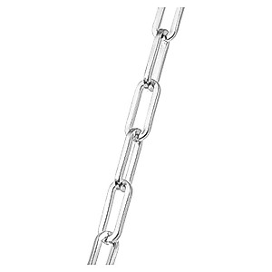 Anne Klein Apple AirPods Paperclip Chain Necklace