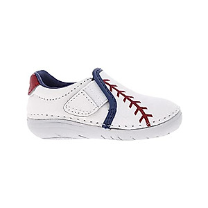 Stride Rite baby boys Sm Nettie Casual Shoe, Baseball, 3.5 Wide Infant US