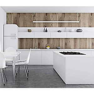 Safiyya 118"x17.7" White Wallpaper White Contact Paper Waterpoof Peel and Stick Wallpaper Self-Adhesive Wallpaper Decorative Contact Paper Vinyl Roll for Wall Kitchen Furniture Countertop Shelf