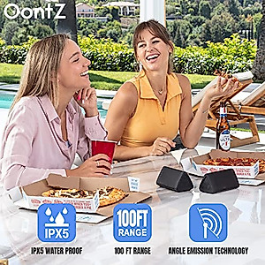OontZ Upgraded Angle 3 Bluetooth Speaker | Portable Bluetooth Speakers | Powerful 10 Watt Output | 100 Foot Wireless Bluetooth Range | Extended Battery Life | Water Resistant (IPX5)