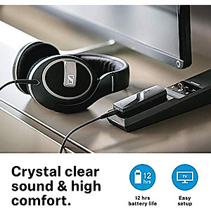 Sennheiser Flex 5000 Digital Wireless Headphone for TV Listening - Black