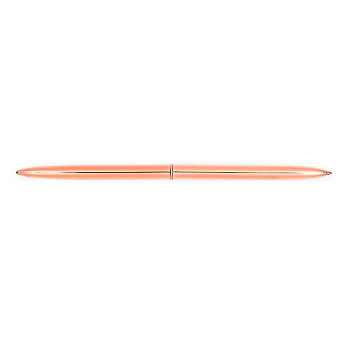 Rose Gold Pens with Black Ink | Luxury Ballpoint Gold Pen Set of 6 in Glossy White Gift Box | Gold Office Supplies for Women Men - Slim Nice Pens for Writing (Rose Gold/Black Ink)