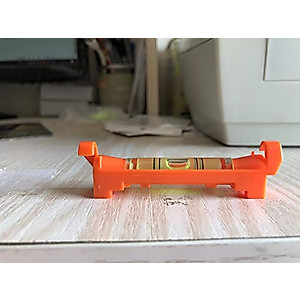 7 pcs Hanging Bubble Line Level for Building Trades, Engineering, Surveying, Metalworking and other Equipment Measure (Red - 7 Pack)