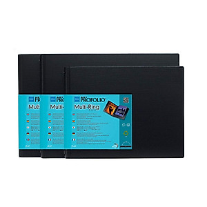 ProFolio by Itoya, ProFolio Multi-Ring Refillable Binder - Landscape, 14 x 11 Inches