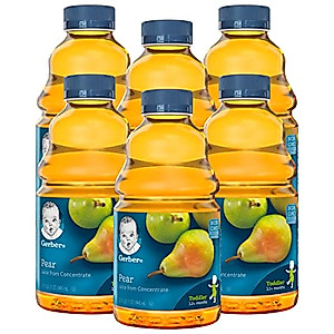 Gerber 100% Pear Juice, 32 FL Ounce (Pack of 6)