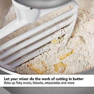 KitchenAid Pastry Tilt Head Stand Mixer Beater Attachment, Silver