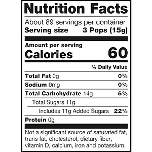 Charms Organic Pops (265 Count) – USDA Organic Fruit Candy Lollipops Made with All Natural Flavors and Ingredients – Dye-Free, Gluten- Free, Non-GMO, 3 lb Resealable Bag