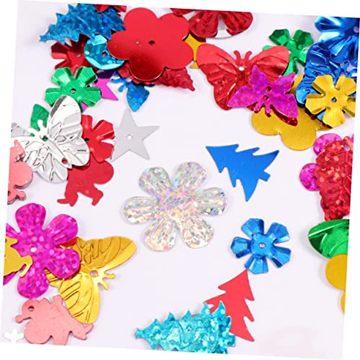 VILLCASE 50 table scatter christmas star confetti glitter christmas confetti sprinkles christmas party mermaid confetti house accessories for home DIY sequins wedding Jewelry buckle